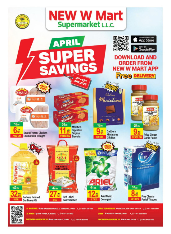 Super Savings - Al Mankhool, Dubai from New W Mart until 13th April - New W Mart UAE Offers ...