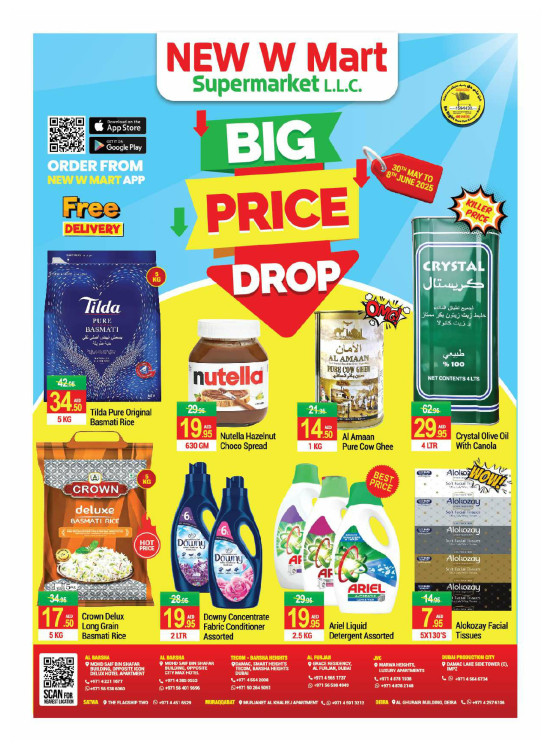Big Price Drop from New W Mart until 8th June - New W Mart UAE Offers ...