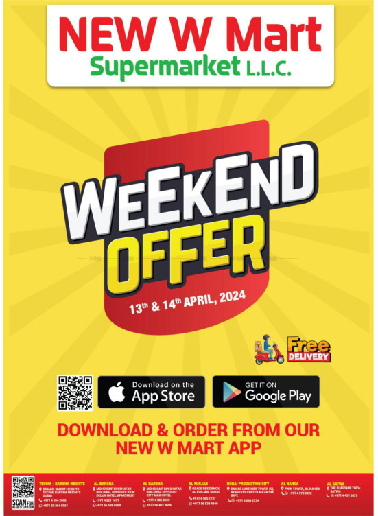 Weekend Offers from New W Mart until 14th April - New W Mart UAE Offers ...