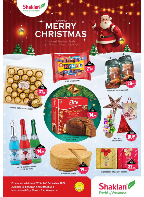 Merry Christmas - Al Warsan from Shaklan until 26th December - Shaklan ...