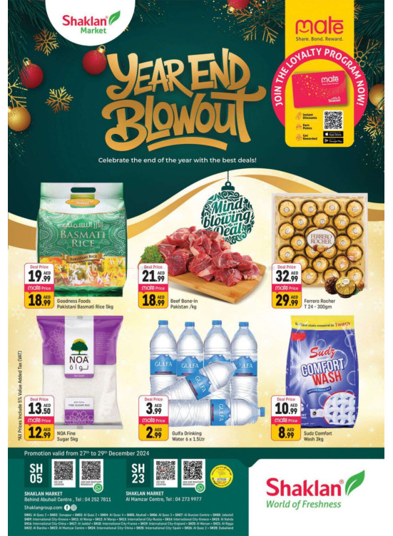 Year End Blowout - Behind Abu Hail Centre from Shaklan until 29th ...