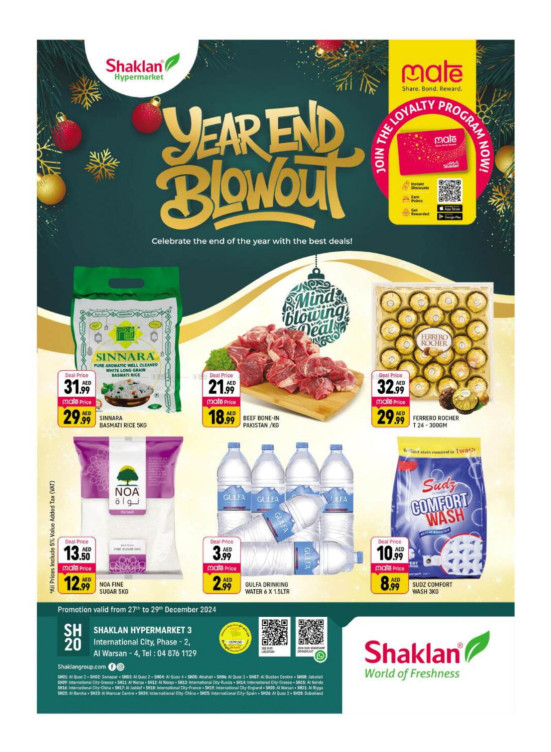 Year End Blowout - Al Warsan from Shaklan until 29th December - Shaklan ...