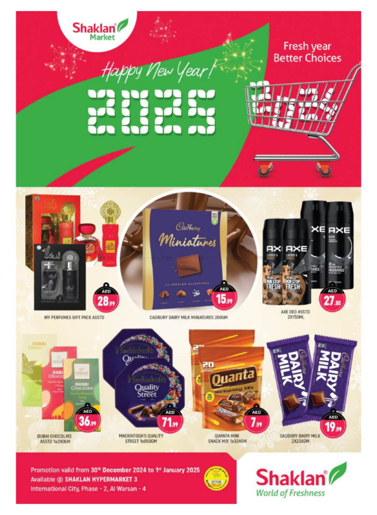 New Year Offers - Al Warsan from Shaklan until 1st January - Shaklan ...