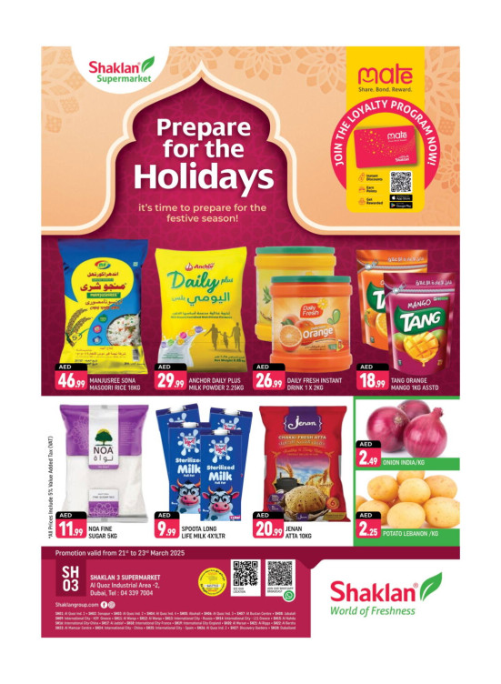 Weekend Deals - Shaklan 3 Supermarket, Al quoz Ind 2 from Shaklan until ...