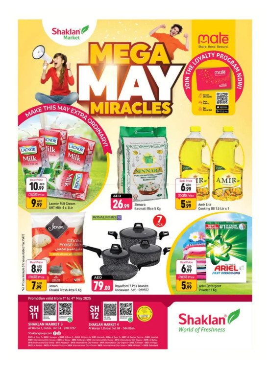 Mega May Miracles - Shaklan Market 3, Al Warqa 1 from Shaklan until 4th ...