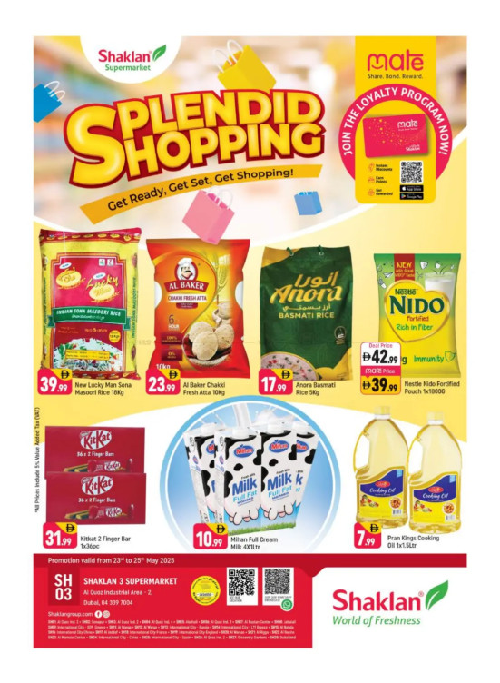 Splendid Shopping - Shaklan 3 Supermarket, Al quoz Ind 2 from Shaklan ...