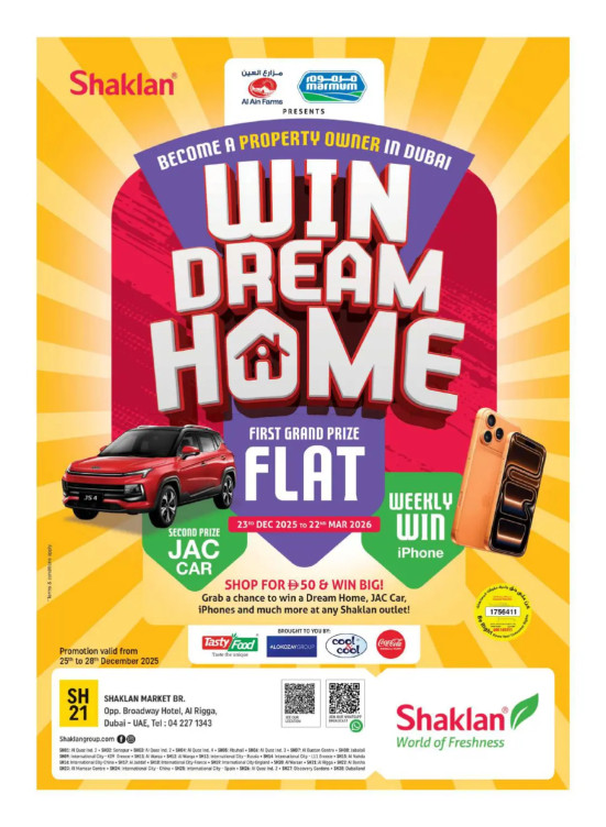 Weekend Deals - Al Rigga, Dubai from Shaklan until 28th December ...