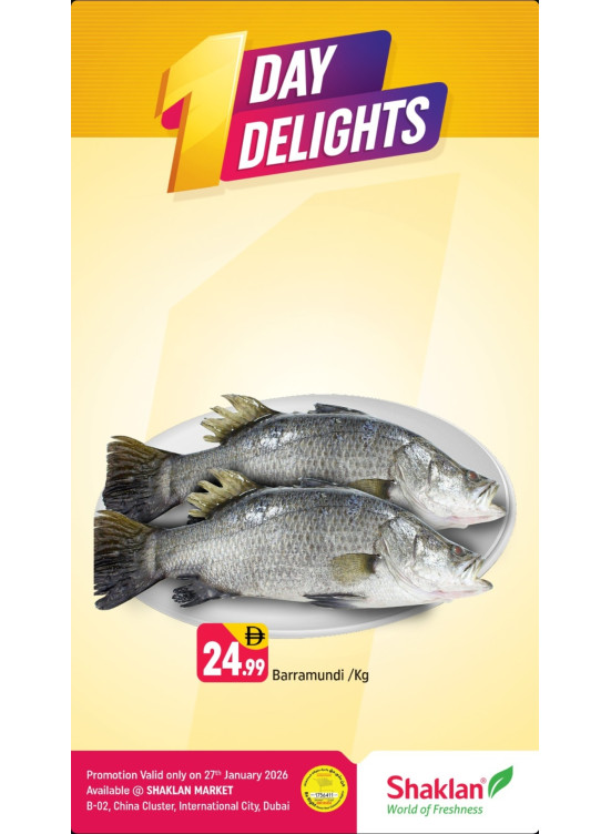 One Day Delights - B02 China Cluster, Dubai from Shaklan until 27th ...