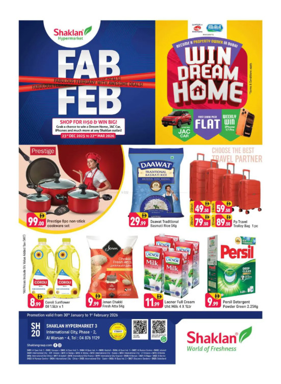 Weekend Deals - Al Warsan from Shaklan until 1st February - Shaklan UAE ...
