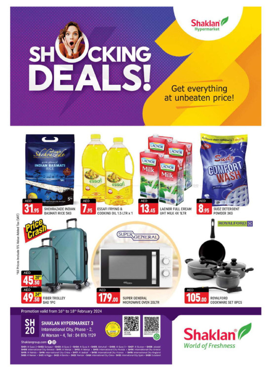Weekend Deals - Al Warsan from Shaklan until 18th February - Shaklan ...