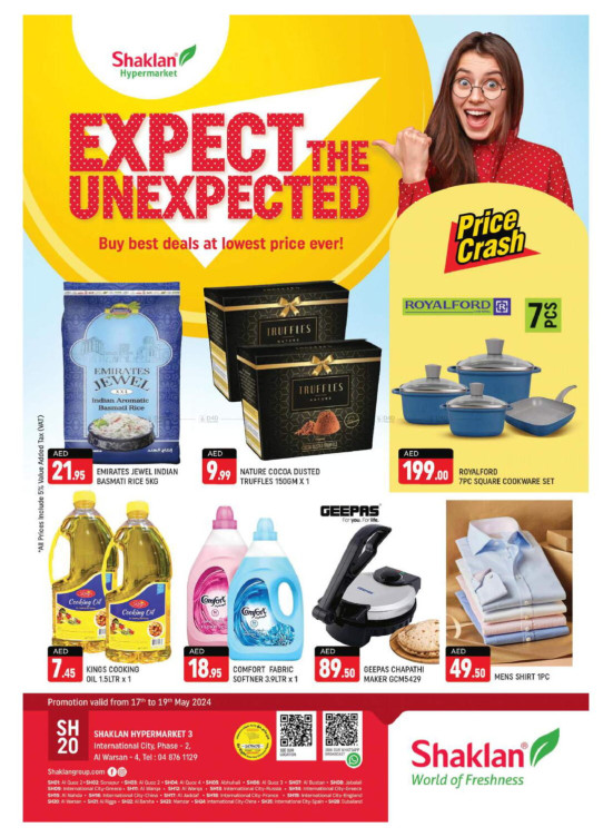 Weekend Deals - Al Warsan from Shaklan until 19th May - Shaklan UAE ...