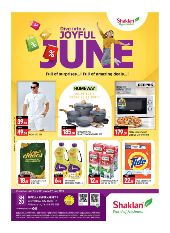 Weekend Deals - Al Warsan from Shaklan until 2nd June - Shaklan UAE ...
