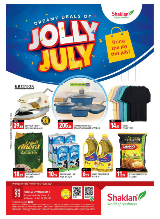 Weekend Deals - Al Warsan from Shaklan until 7th July - Shaklan UAE ...