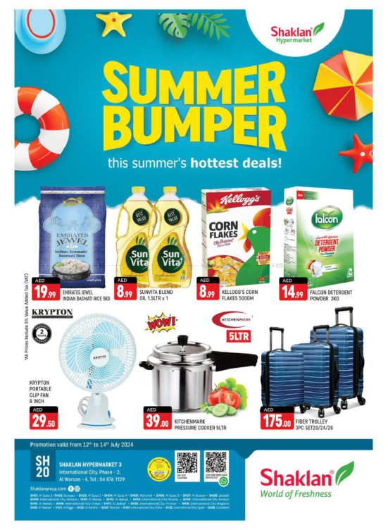 Weekend Deals - Al Warsan from Shaklan until 14th July - Shaklan UAE ...