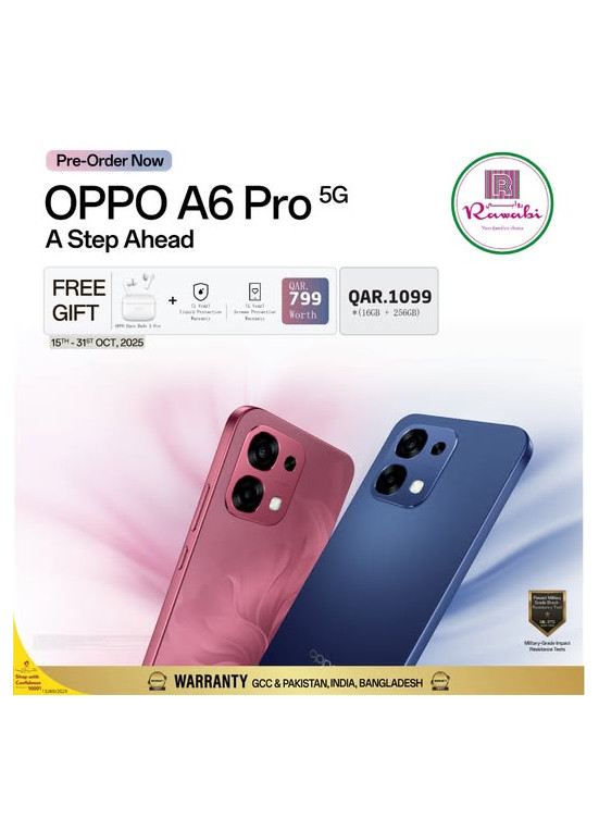 Pre Order Now - OPPO A6 Pro Smart Phones from Rawabi Market until 31st ...