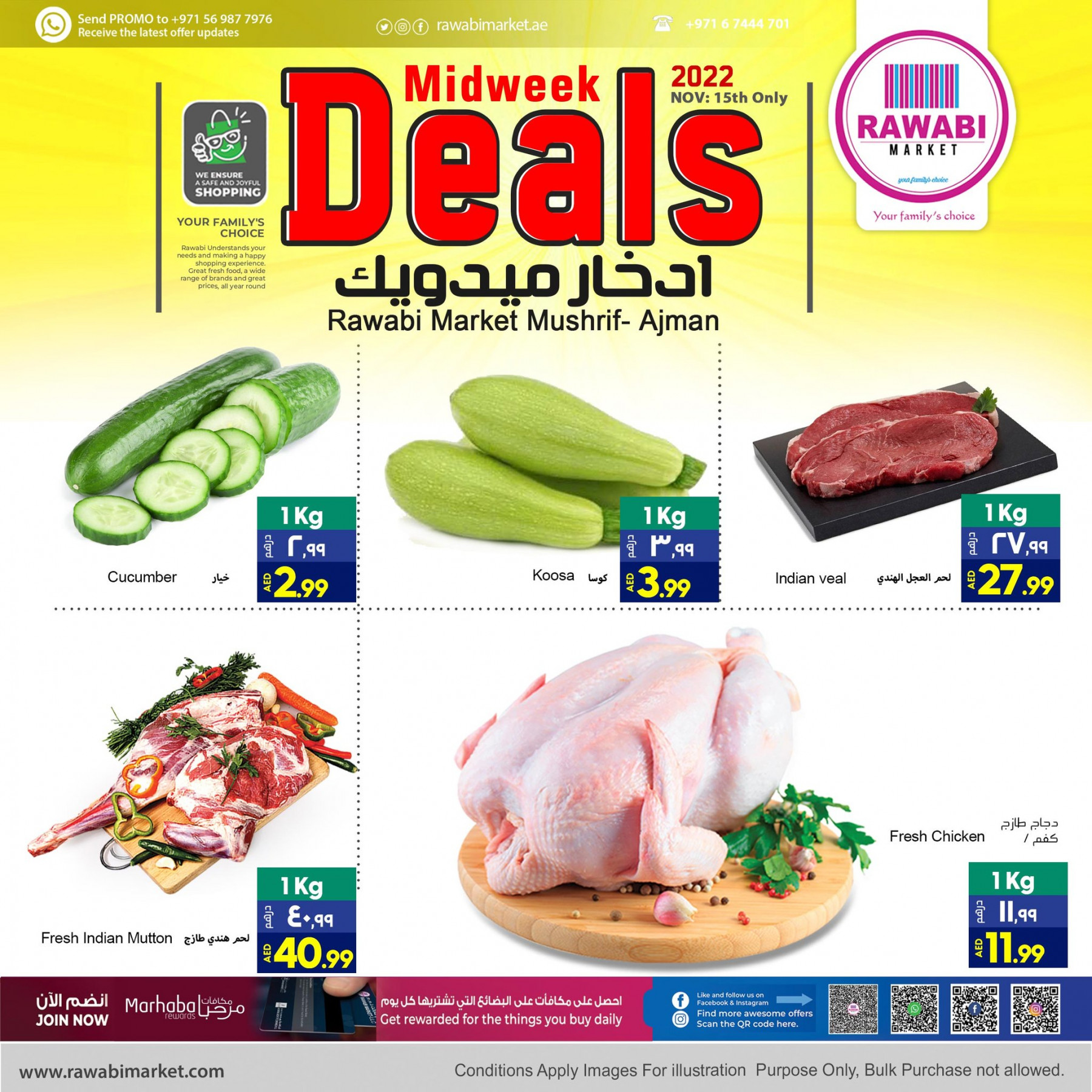 Midweek Deals - Mushrif, Ajman from Rawabi Market until 15th November ...