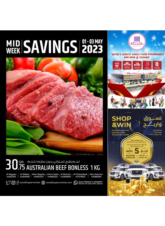 Midweek Savings from Rawabi Market until 3rd May - Rawabi Market Qatar ...
