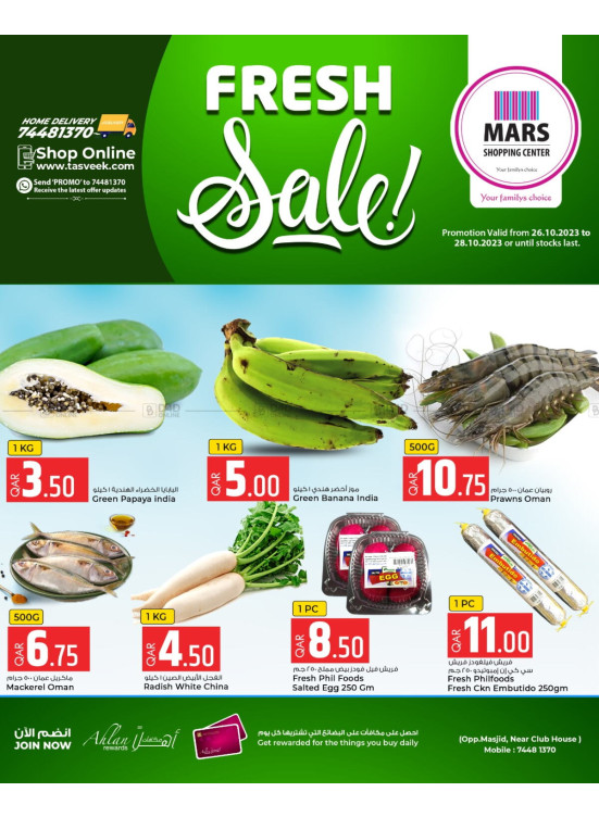 Fresh Sale from Rawabi Market until 28th October - Rawabi Market Qatar ...