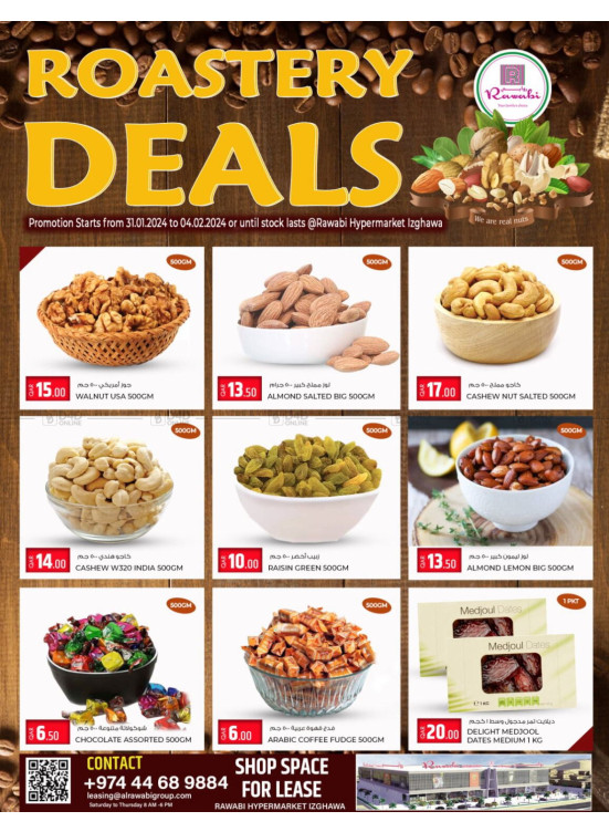 Roastery Deals - Izghawa from Rawabi Market until 4th February - Rawabi Market Qatar Offers ...