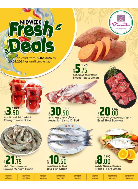 Mid-Week Fresh Deal from Rawabi Market until 20th February - Rawabi ...