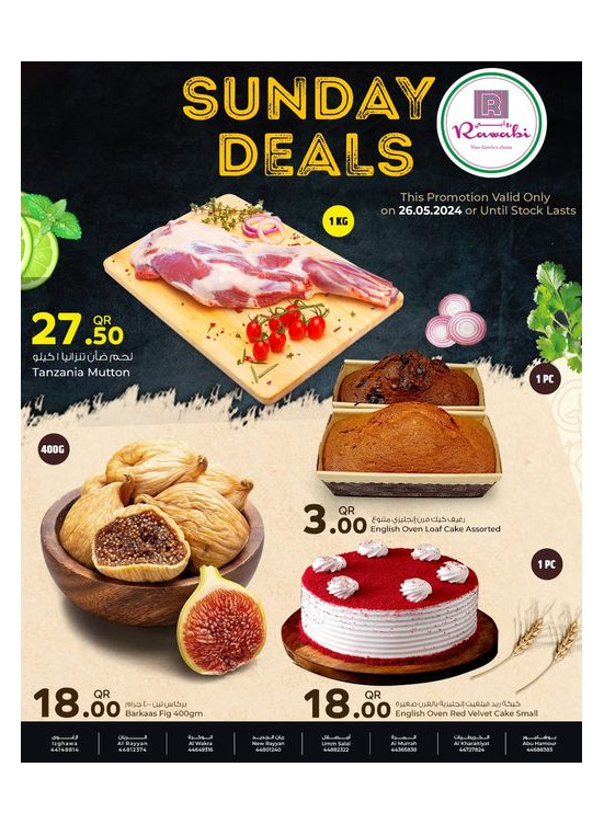 Sunday Deals from Rawabi Market until 26th May - Rawabi Market Qatar ...
