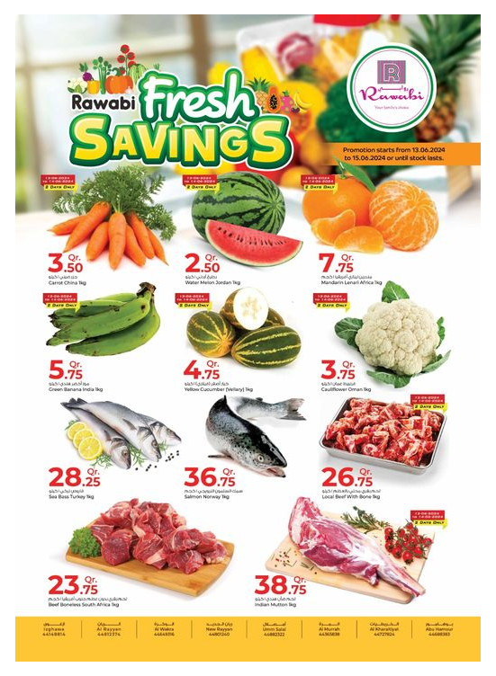 Fresh Savings from Rawabi Market until 15th June - Rawabi Market Qatar ...