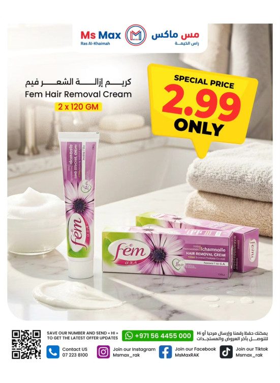 Big Sale - Ras Al Khaimah from Ms Max until 7th January - Ms Max UAE ...