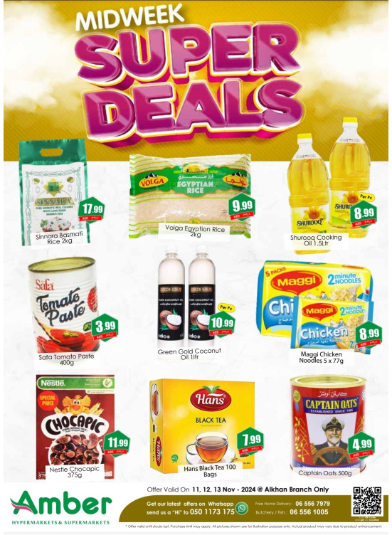 Midweek Offers - Al Khan from Amber until 13th November - Amber UAE ...