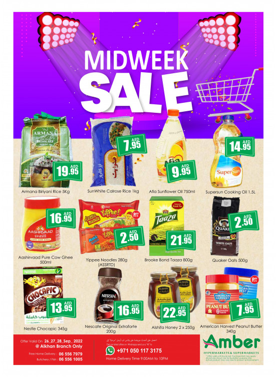 Midweek Sale from Amber until 28th September - Amber UAE Offers ...