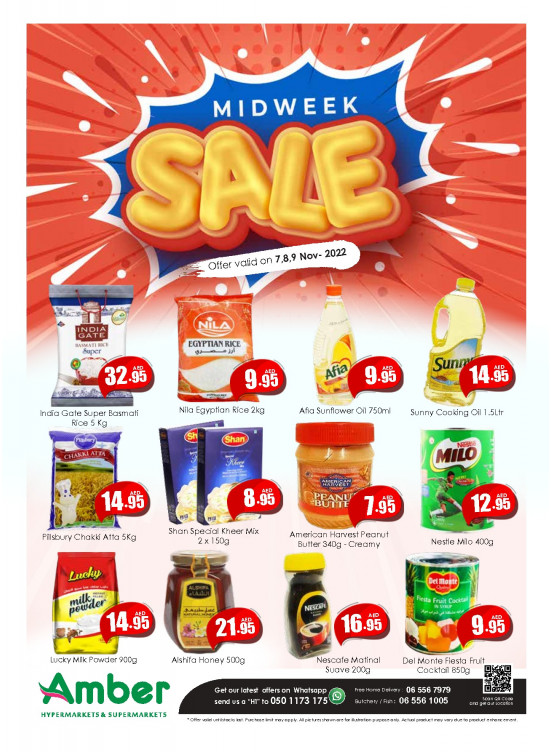 Midweek Sale from Amber until 9th November - Amber UAE Offers & Promotions