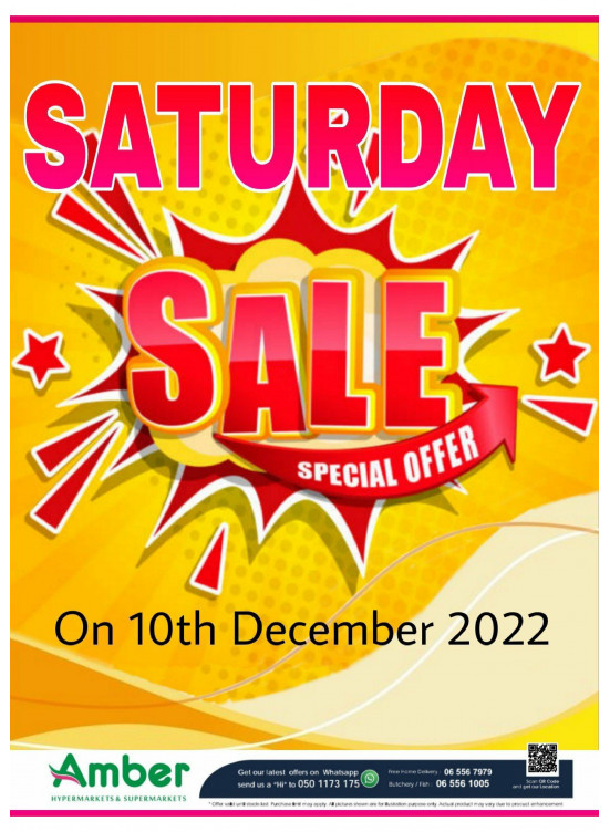 Saturday Sale from Amber until 10th December - Amber UAE Offers ...
