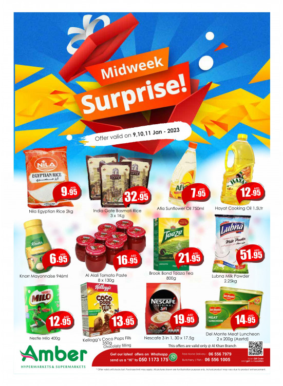 Midweek Sale from Amber until 11th January - Amber UAE Offers & Promotions