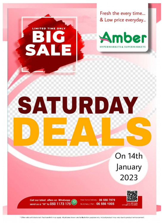 Saturday Deals from Amber until 14th January - Amber UAE Offers ...