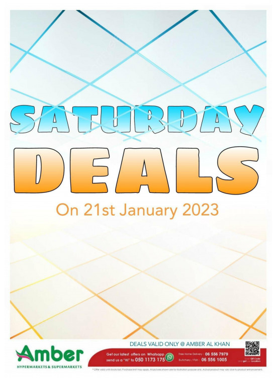 Saturday Deals - Al Khan from Amber until 21st January - Amber UAE ...