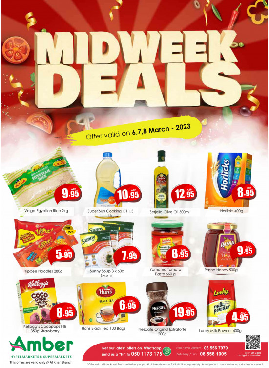 Midweek Deals - Al Khan from Amber until 8th March - Amber UAE Offers ...