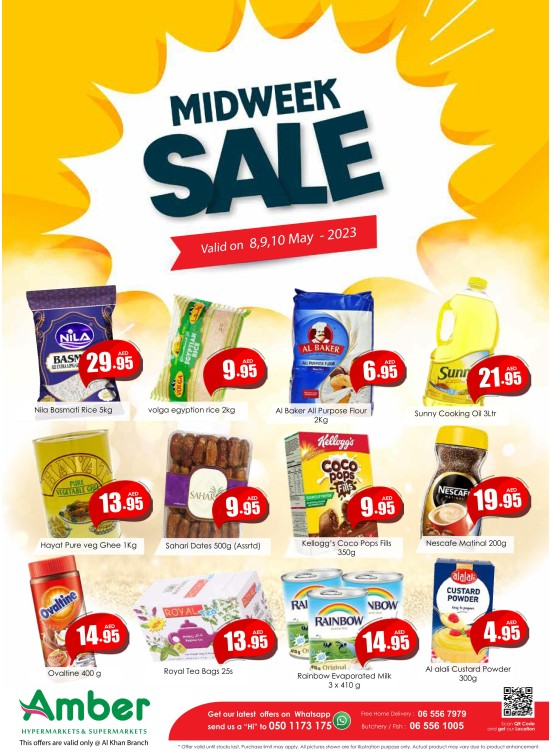 Midweek Sale - Al Khan from Amber until 10th May - Amber UAE Offers ...