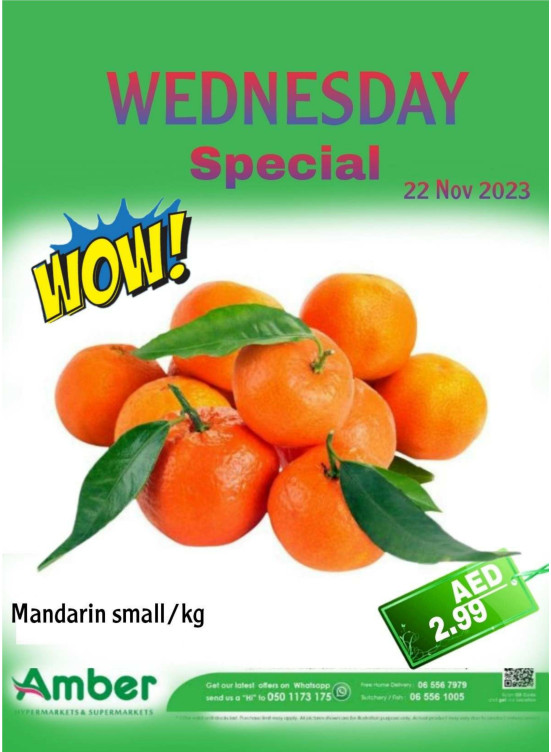 Wednesday Deals from Amber until 22nd November - Amber UAE Offers ...