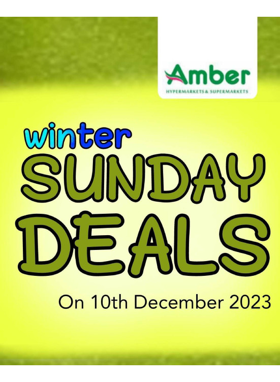 Sunday Deals - Al Khan from Amber until 10th December - Amber UAE ...