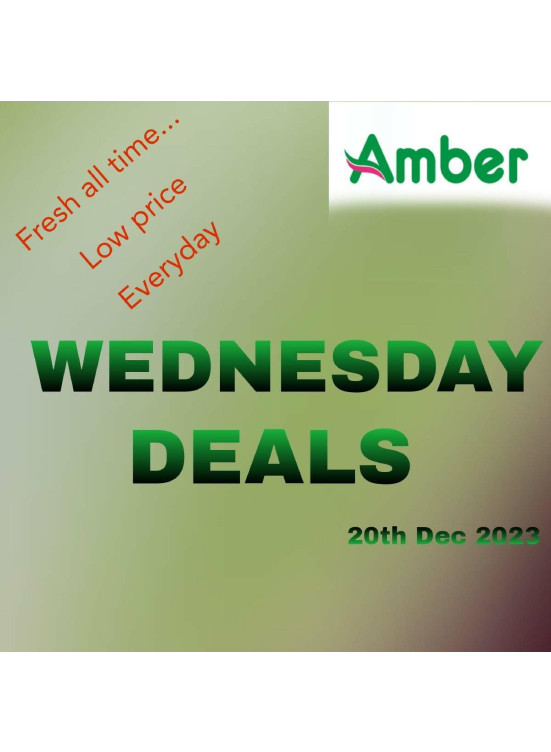 Wednesday Deals from Amber until 20th December - Amber UAE Offers ...