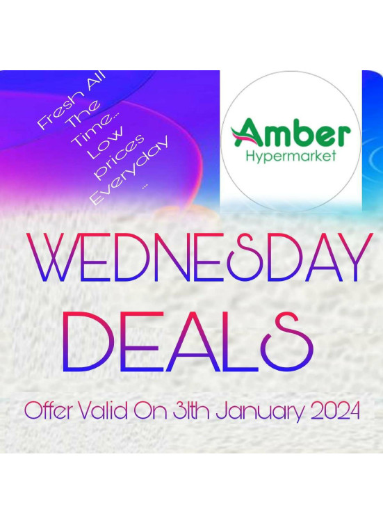 Wednesday Deals from Amber until 31st January - Amber UAE Offers ...
