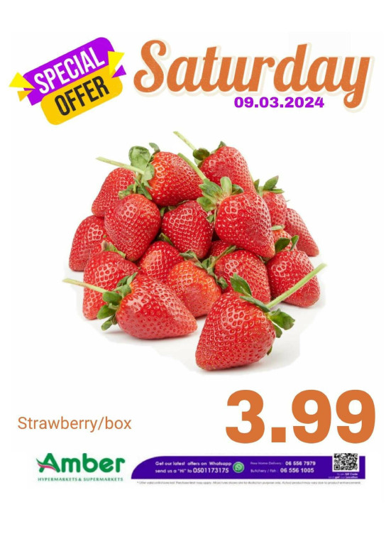 Saturday Deals from Amber until 9th March - Amber UAE Offers & Promotions