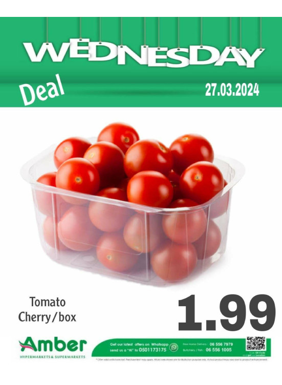 Wednesday Deals from Amber until 27th March - Amber UAE Offers & Promotions