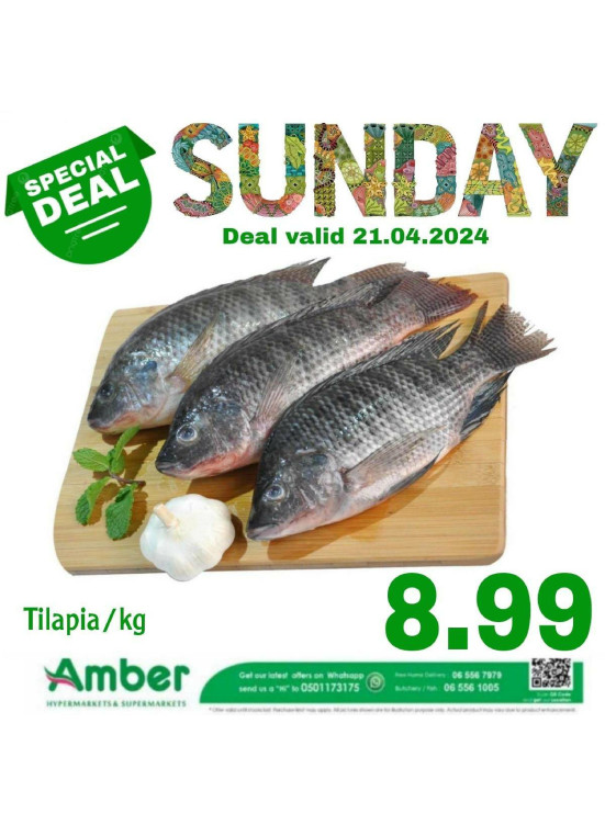 Sunday Deals from Amber until 21st April - Amber UAE Offers & Promotions