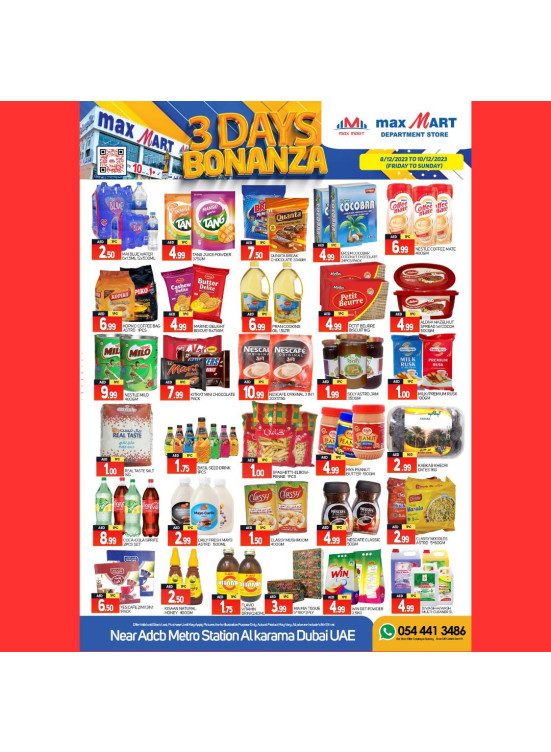 Big Sale - Al Karama, Dubai from Max Mart until 10th December - Max ...