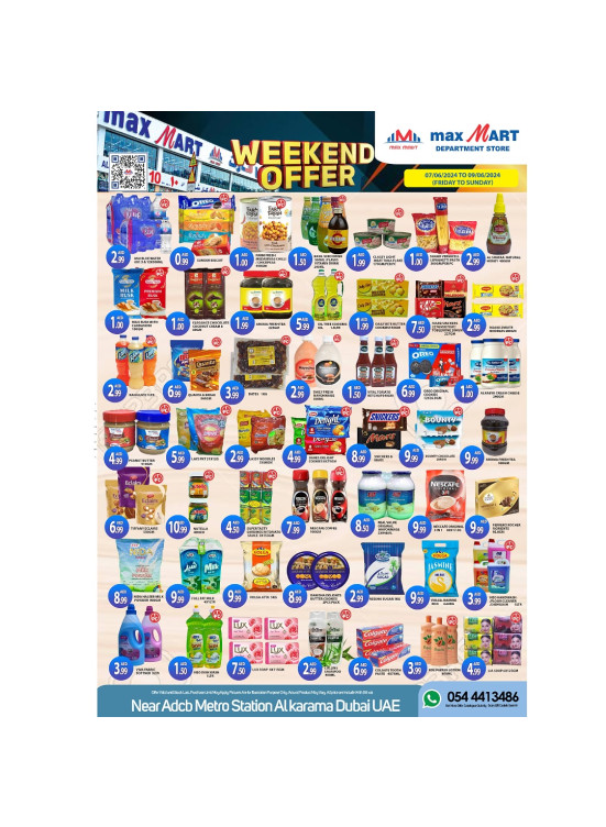 Weekend Offer - Al Karama, Dubai from Max Mart until 9th June - Max ...