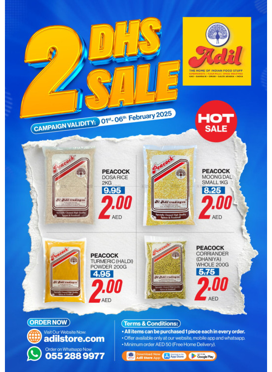 2 AED Sale from Al Adil until 6th February - Al Adil UAE Offers & Promotions