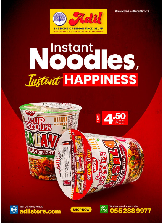 Noodles Sale from Al Adil until 5th March - Al Adil UAE Offers & Promotions