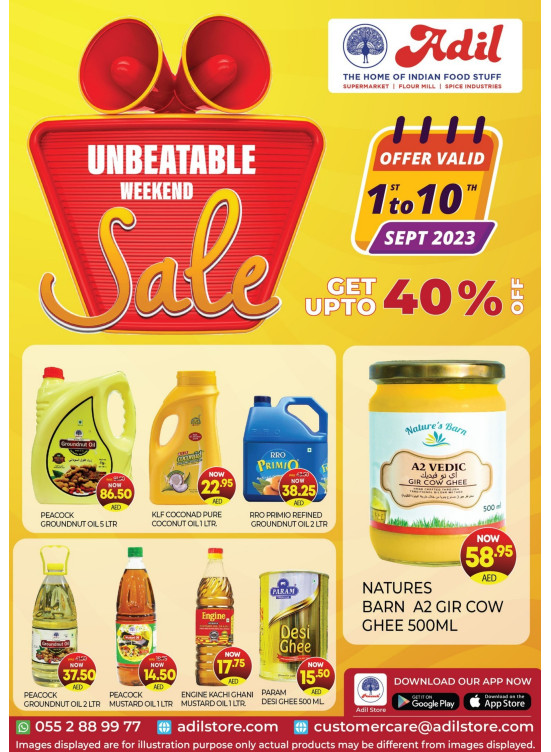 Weekend Sale from Al Adil until 10th September - Al Adil UAE Offers ...