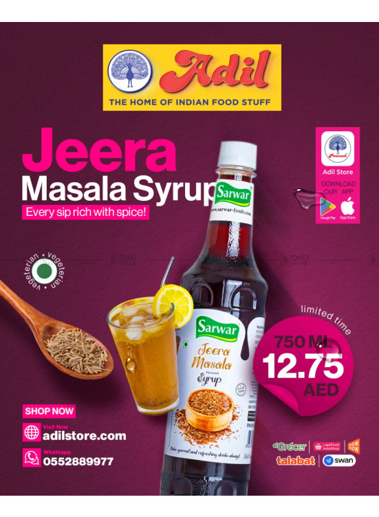 Special Offer on Jeera Masala Syrup from Al Adil until 22nd December ...