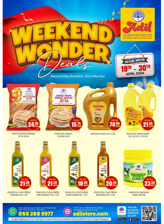 Weekend Wonder from Al Adil until 30th April - Al Adil UAE Offers ...